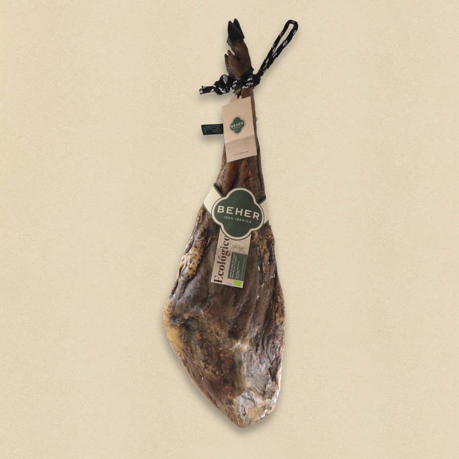 Jamón de Cebo de Campo 100% ibérico Ecológico – BEHER
